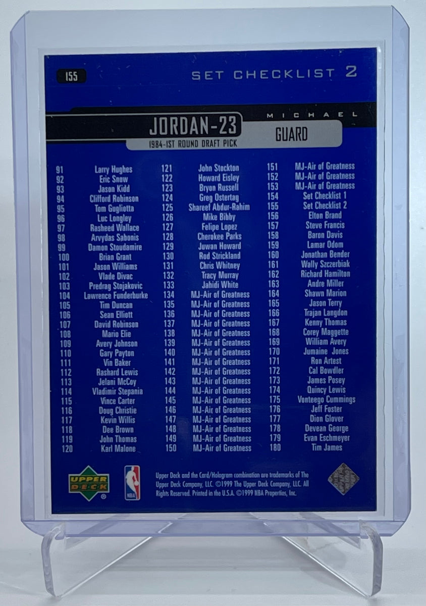 Michael Jordan - Check List - Upper Deck – Boom Collectiblz
